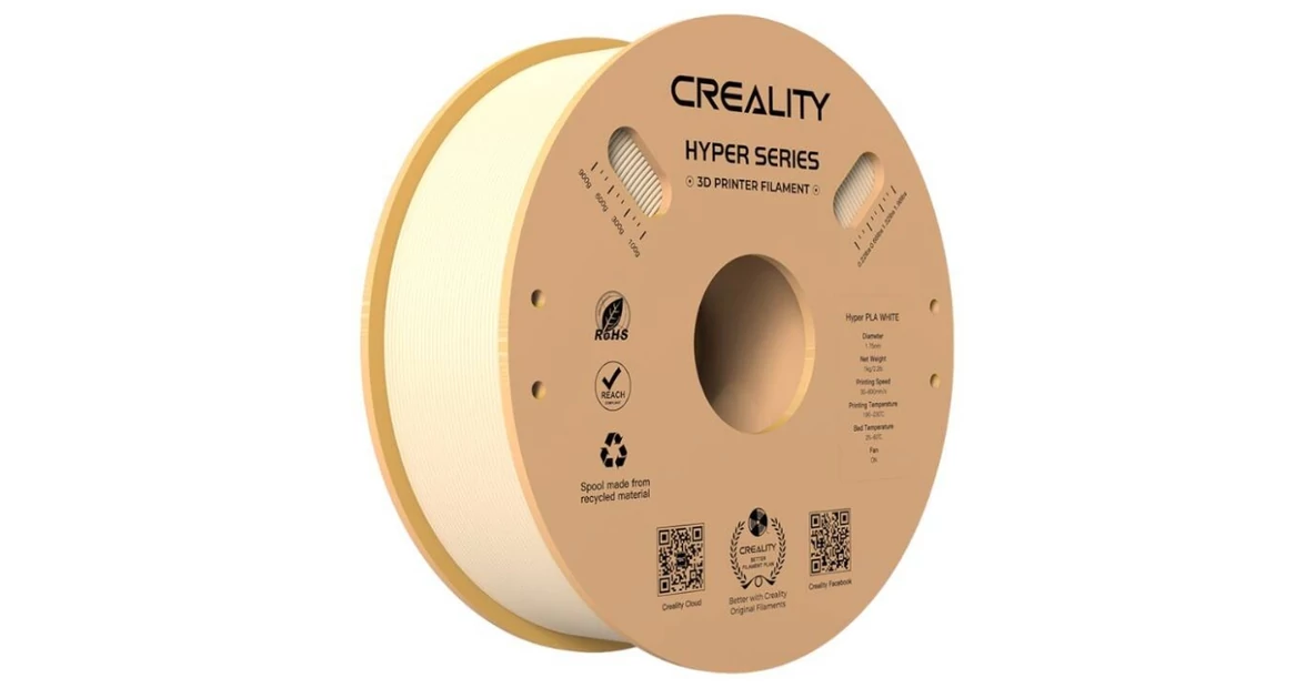 Creality Hyper PLA Filament - White | 3D Nyomtató Kiegészítők | Dronshop.hu