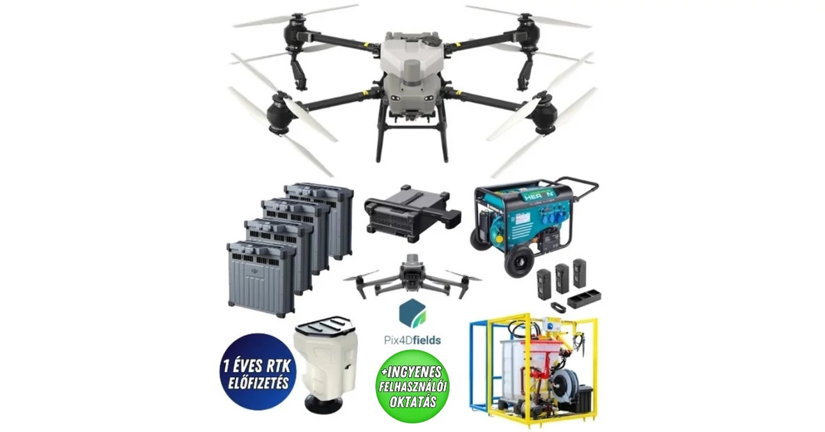 DJI Agras T50 Energy Full Pack - RTK | Mezőgazdasági Drónok | Dronshop